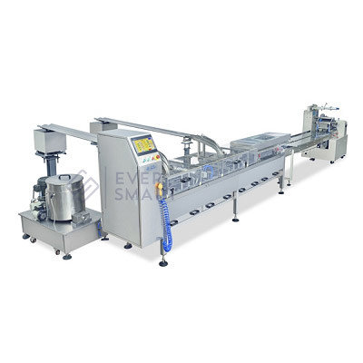 High speed sandwiching machine with packaging machine