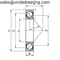 P4 Miniature Angular Contact Ball Bearing 7002CTYNSULP4 supplier