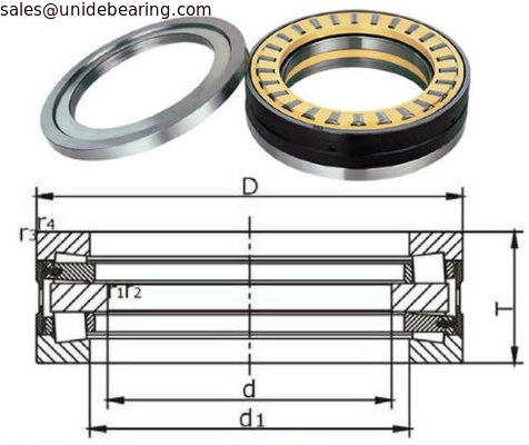 829794/BFDB353238HA3/549701 Tapered roller thrust bearing,double direction supplier