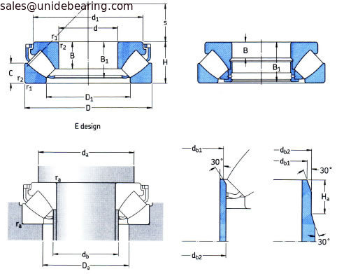 29436E spherical roller thrust bearing,single direction,seperable supplier