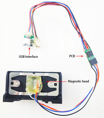 Msr009 Msrv008 Msrv007 3mm 2tracks 3tracks 1 Track Magnetic Card Reader