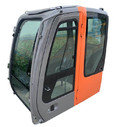 Unique Mini Excavator Cab Cup Holder And Storage Seat Enclosed
