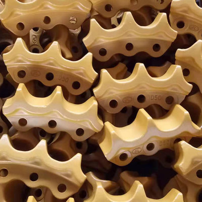D65EX-12 Undercarriage Bulldozer Spare Parts Sprocket Segment Carbon Steel Material