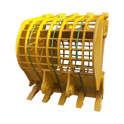 Durable Using Various Construction Rake Excavator Crusher Bucket