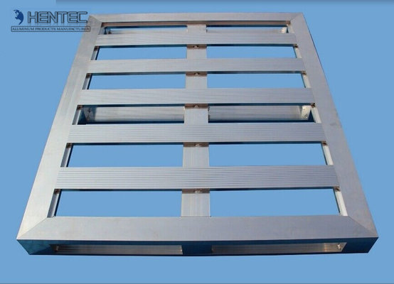 Anodize / Powder Painted Aluminum Pallets , metal pallet for warehouses