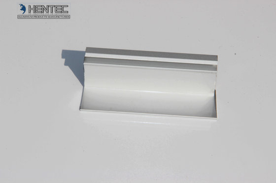 Silver Anodized Extrusion alu profile Alloy 6000 Series 60 - 100 micro  Power Coating