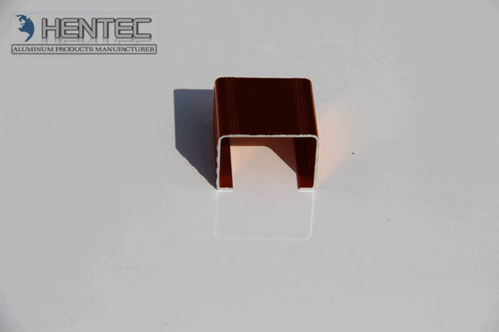 Industrial Anodized Aluminum Profile , aluminum u channel for Green building materials
