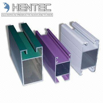Custom Powder Coating aluminium sliding door profiles construction usage