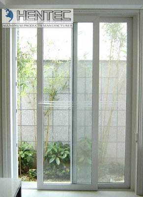 Custom Powder Coating aluminium sliding door profiles construction usage