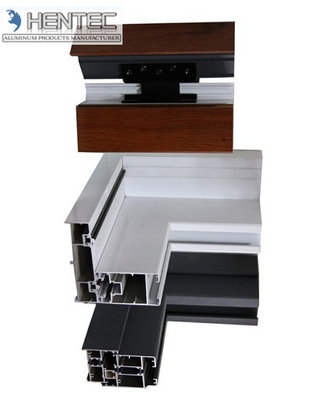 Bronze , Cutting / Pnching / Milling Aluminium Window Profiles 6063 6060 6061