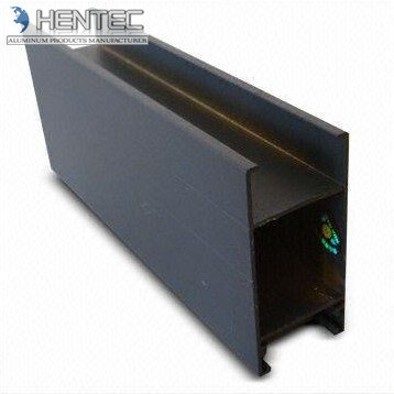 Construction extrusion aluminium h profile oxidation coloring golden , silver