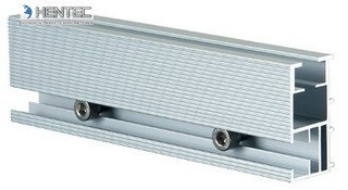 Durable solar panel roof mounting brackets , extruded aluminum profiles