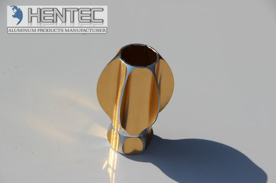 6063 - T5 Anodizing  Aluminum Profile with Cutting / Drilling / Machining