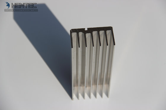 Custom Industrial  Extruded Aluminum Heat Sink Square , Triangle shaped