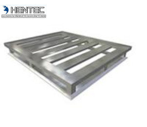 Custom 6063 , 6005 , 6060 Aluminum Pallets with polished ,  color coated