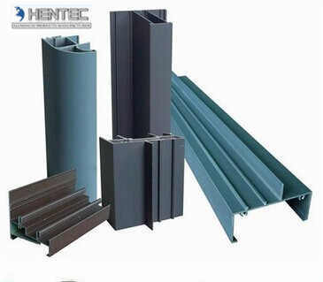 6082 6463 Electrophoresis / anodized aluminum extrusions , construction profile