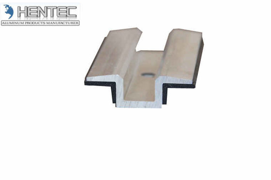 6063 6061 6005  T3 T4 Solar Panel Mounting Systems , Aluminum solar mid clamp