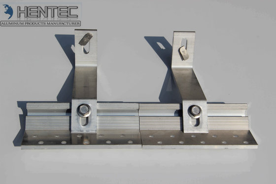 Anodizing or Mill finish Ground Solar Panel Mounting Systems OEM customized