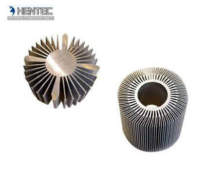 6060 6063  T5 / T6 aluminum led extrusion Powder Painted / Anodized