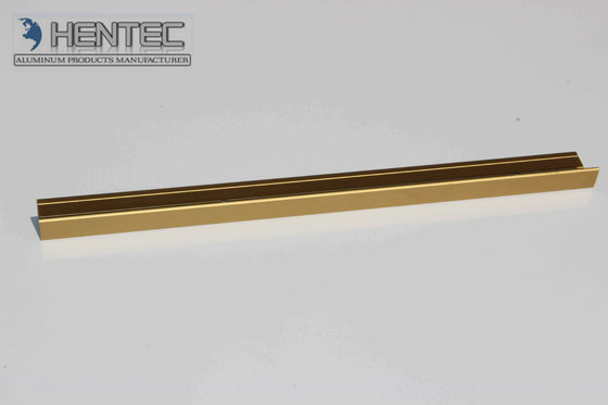 Silver , Gold Color Anodized aluminium 7075 t6  Profile  OEM customized
