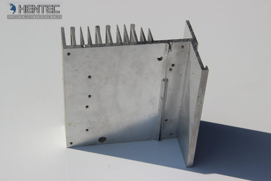 Customized  CNC machining  , Extrusion amplifier heat sink zinc plating