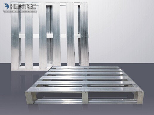 Multi - Level Type Eco aluminum pallets , metal pallets mill finished