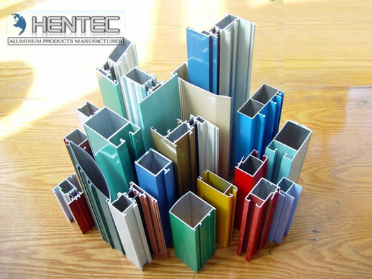 Powder coated , anodized extruded  window and door aluminum frame custom