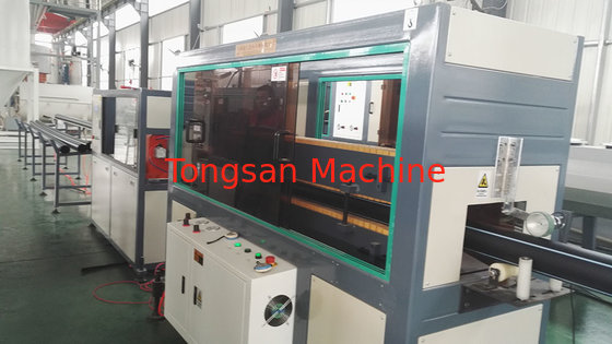 Single scew extruder pipe extrusion line HDPE gas and water pipe extrusion line