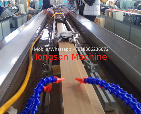 wpc door frame extrusion line WPC solid door frame extrusion line