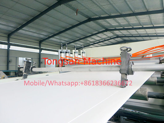plastic sheet extrusion line PVC free foam sheet extrusion line