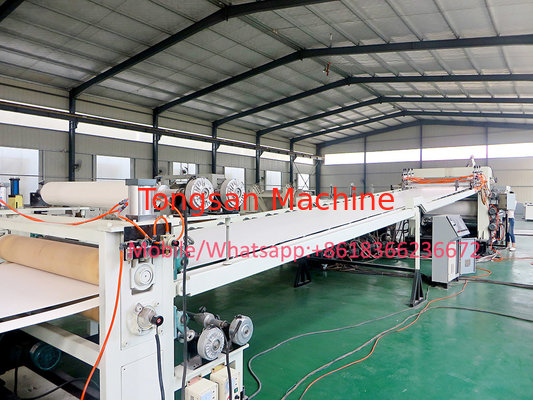 plastic sheet extrusion line PVC free foam sheet extrusion line
