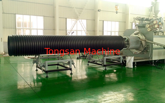 HDPE pipe extrusion line HDPE Krah corrugated pipe extrusion line