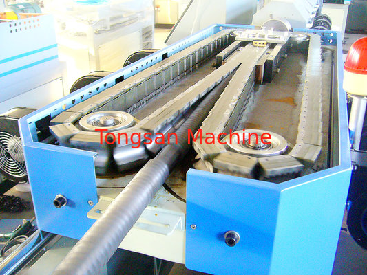 Extension Shrinkable PP PE single wall corrugated pipe extrusion line