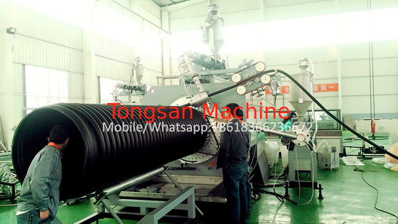 In Stock 800-1200mm water drainage  HDPE Krah corrugated pipe extrusion machine