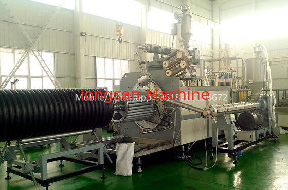 In Stock 800-1200mm water drainage  HDPE Krah corrugated pipe extrusion machine