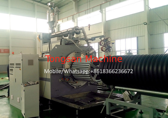 HDPE pipe extrusion line HDPE Krah corrugated pipe production line