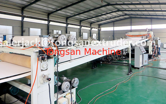 plastic sheet extrusion line PVC free foam sheet extrusion machine