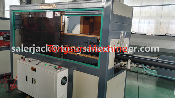 Single scew extruder pipe extrusion line HDPE gas and water pipe extrusion machine
