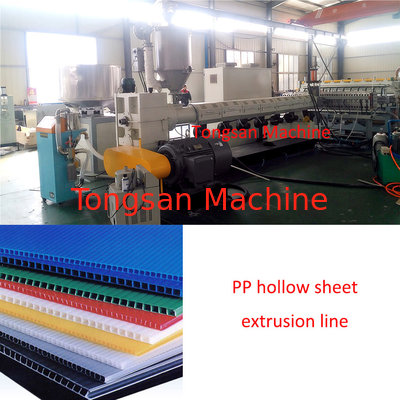 LSJ120/33  1200-2300mm Hollow sheet extrusion line PP hollow sheet extrusion machine