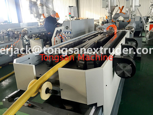 double wall corrugated pipe extrusion line DWC HDPE/PVC double wall corrugated pipe making machine