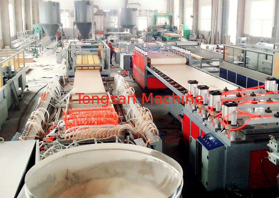 WPC PVC foam board extrusion line WPC PVC foam furniture  board extrison machine