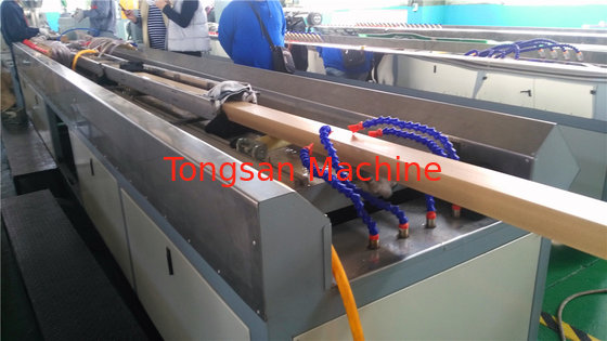 wpc door frame extrusion line WPC PVC wood plastic foaming foor frame extrusion machine