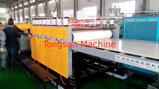 WPC PVC foam board extrusion line WPC PVC foaming hard surface sheet extrusion line