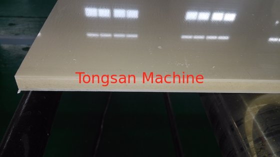 WPC PVC foam board extrusion line WPC PVC foaming hard surface sheet making  machine