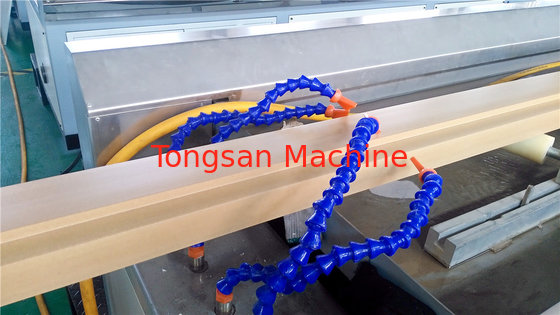 wpc door frame extrusion line WPC PVC wood plastic foaming foor frame extrusion machine