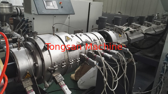 pipe extrusion line 75-160mm  PE-PP Water Gas Supply Pipe extrusion line