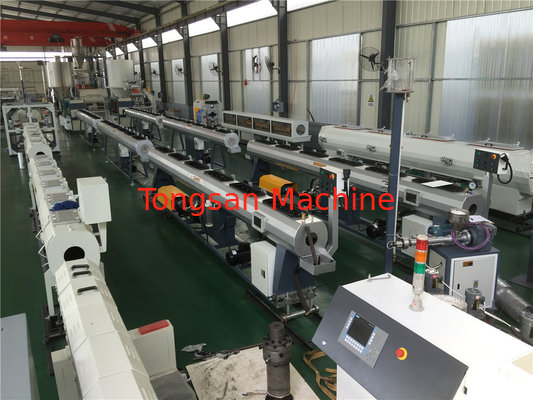 pipe extrusion line 75-160mm  PE-PP Water Gas Supply Pipe extrusion machine