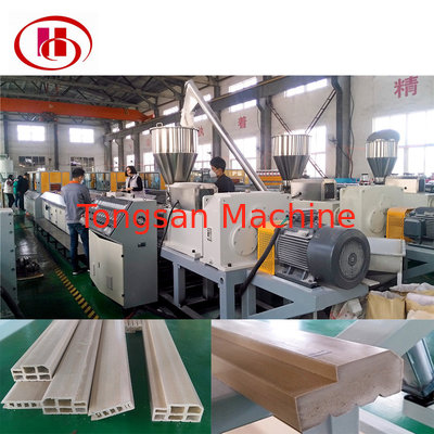 wpc door frame extrusion line WPC solid door frame extrusion machine