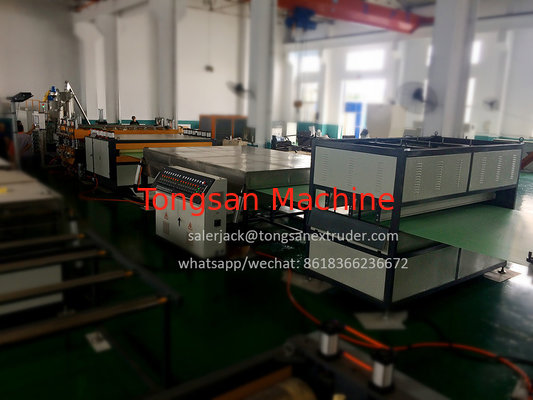 LSJ-120/36 PP hollow sheet extrusion line-plastic hollow sheet extruder machine