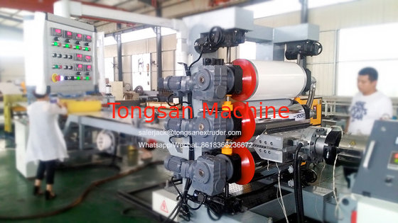 SJSZ-65/132 PVC sheet extrusion line/ PVC edge banding sheet extruder machine
